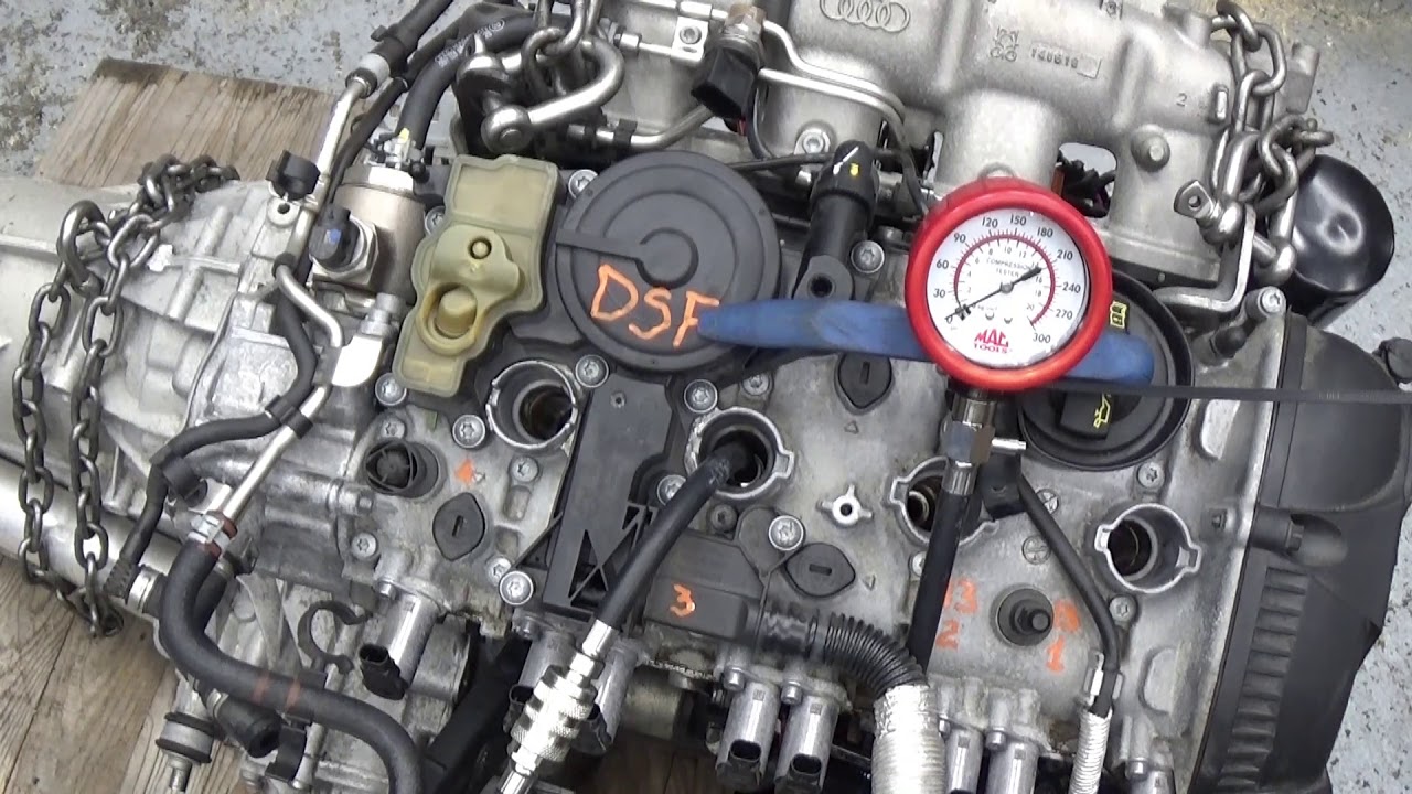 2015 AUDI 8T A5 COUPE 2.0L CPMB AWD Compression Test - YouTube
