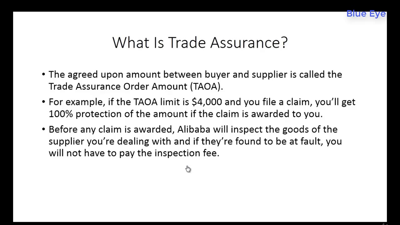 Setting Up Alibaba Account & Trade Assurance. - YouTube