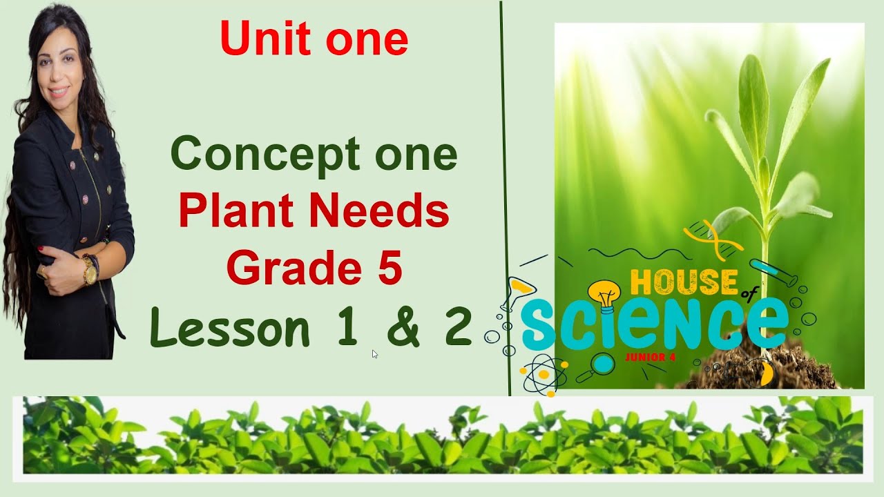 Unit 1 | Concept 1 | Plant needs | lesson 1 and 2 - YouTube