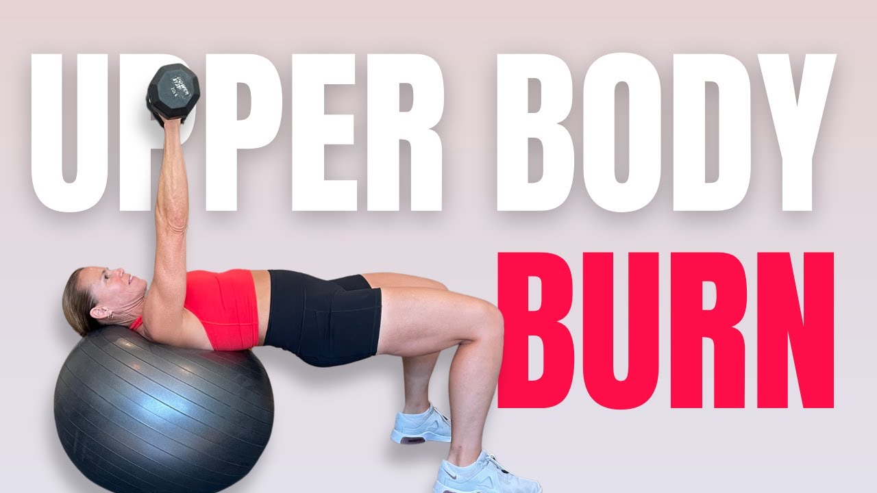 30 MIN Upper Body Workout with DUMBBELLS | Arms, Chest, Back ...