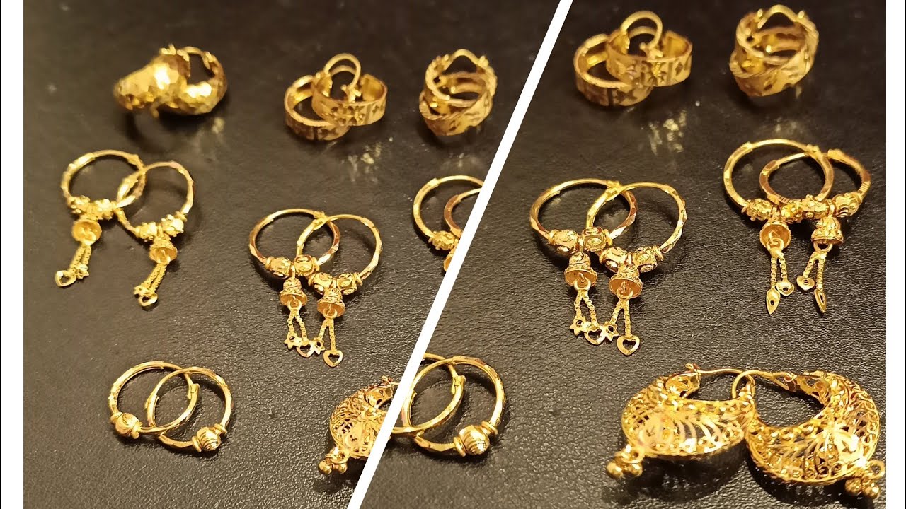 Daily use gold bali for married women | hoops earring | stud earring ...