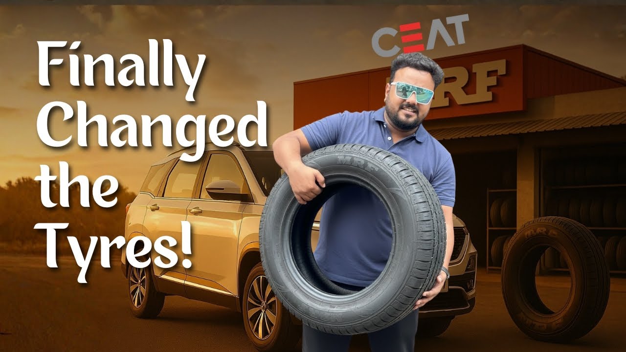 MG Hector+ में लगे नए MRF टायर्स | Roads with Shree | My Honest ...