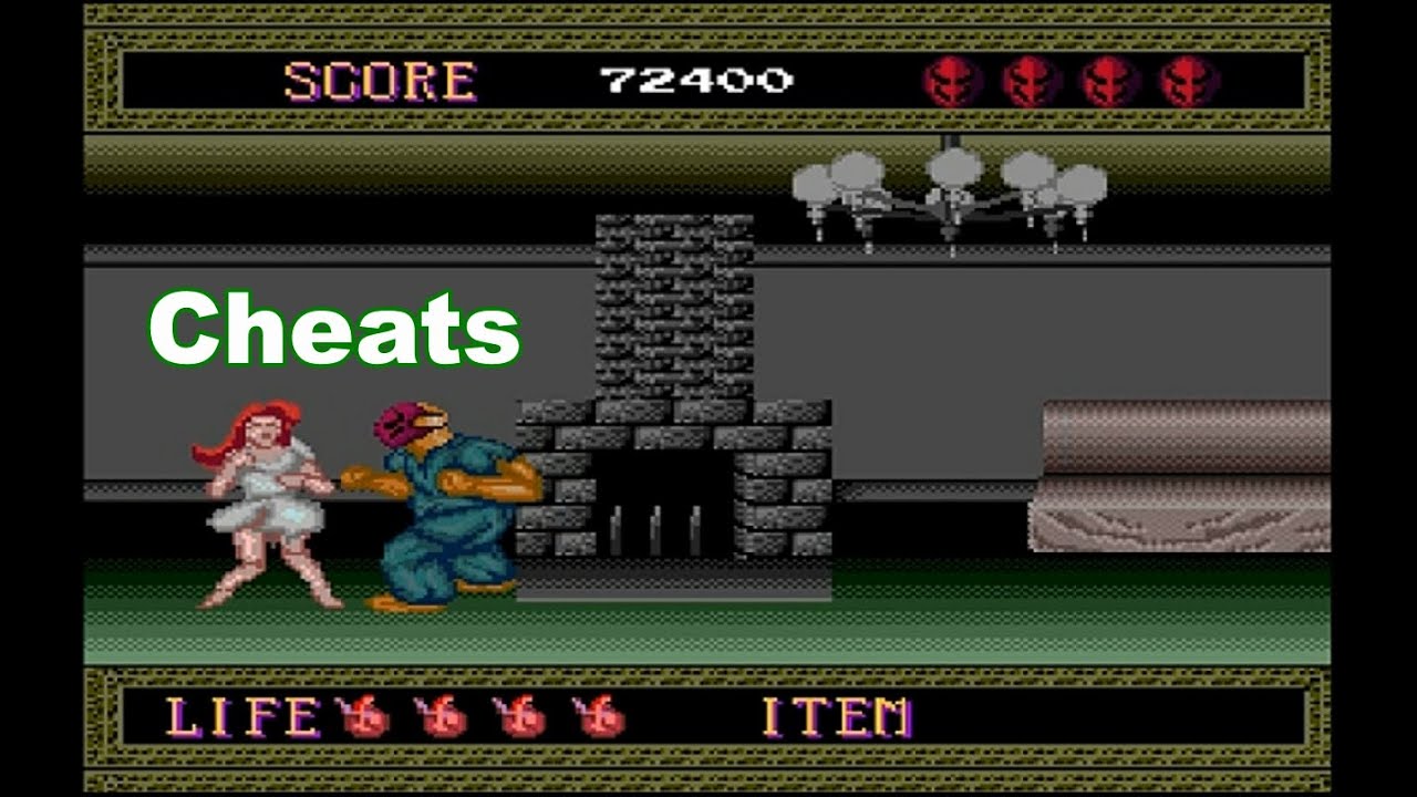Splatterhouse Game Genie (PC Engine) - YouTube