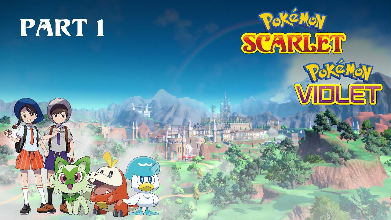 Pokemon Scarlet and Violet LIVE Gameplay Part 1 - YouTube