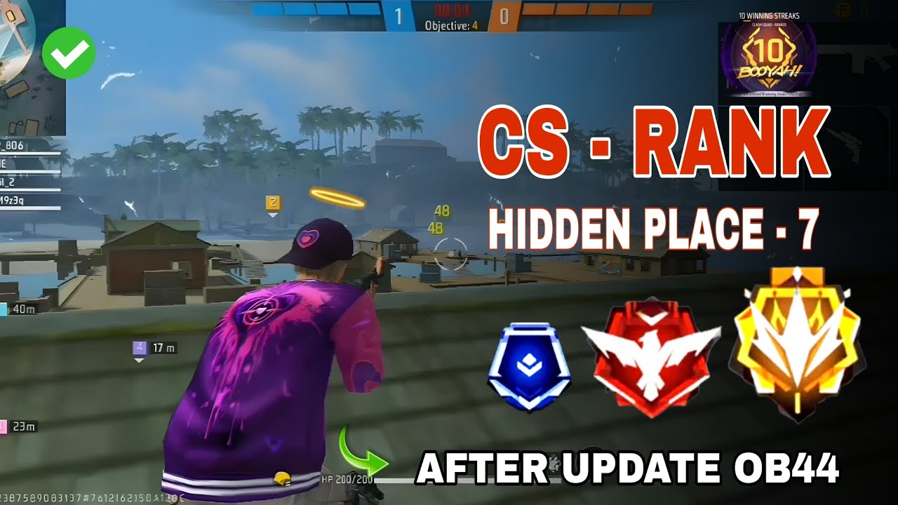 TOP 7 HIDDEN PLACE IN CS RANK AFTER UPDATE | CS RANK TOP 7 TIPS AND ...