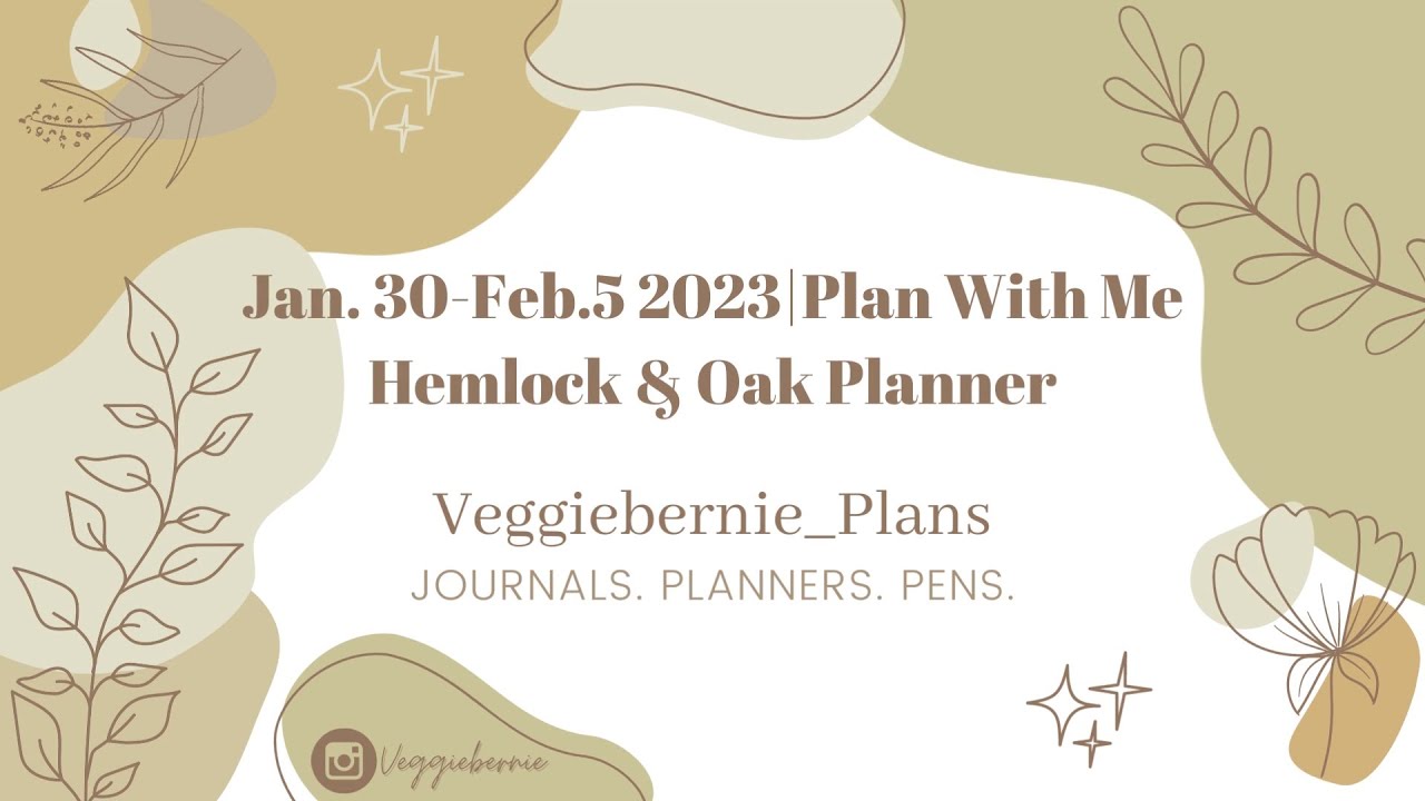 Hemlock And Oak Planner 2023