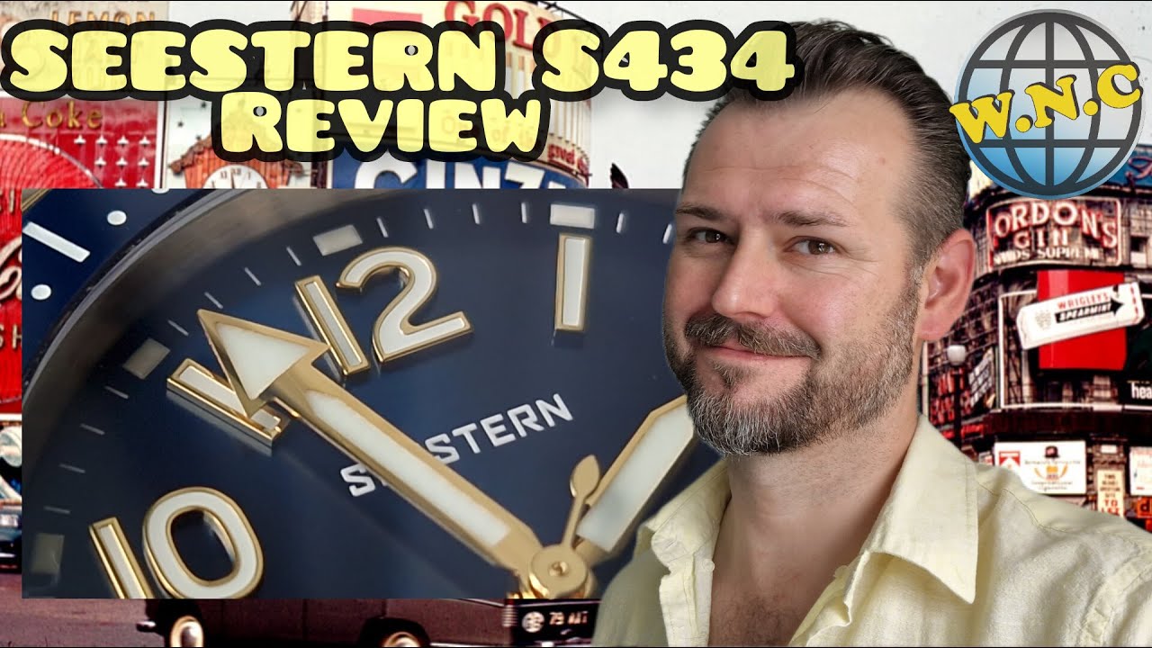 Seestern S434 review. A homage of the Glashutte SeaQ... or is it? - YouTube