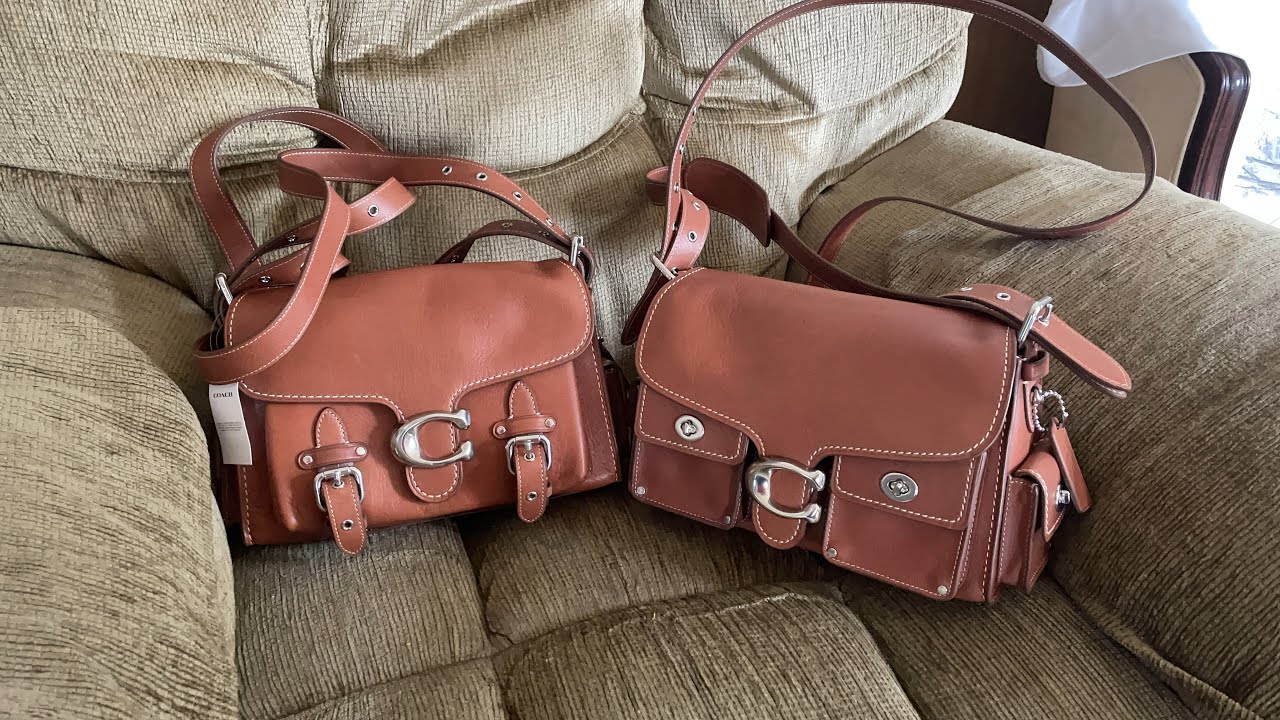 Unboxing from Coach website the redesigned CoachCargo tabby and ...