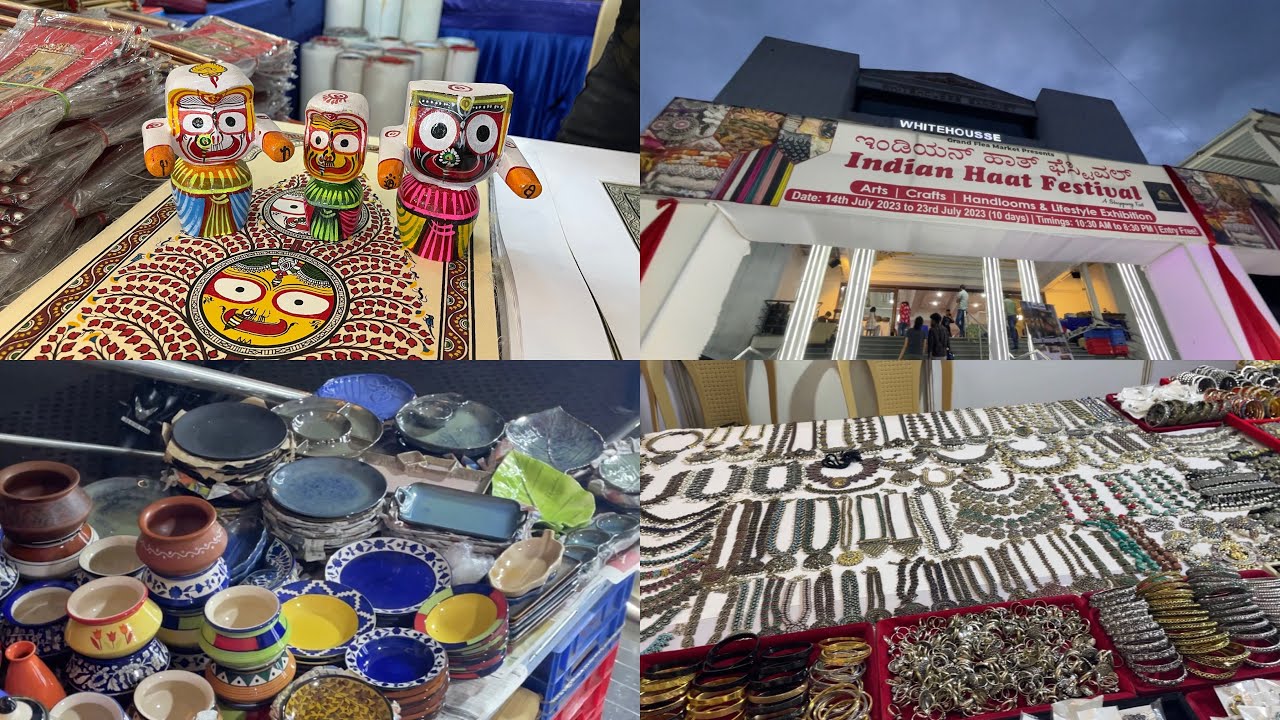 Indian Haat Festival in Bangalore #mustwatch | Rakhi Deep Vlog - YouTube
