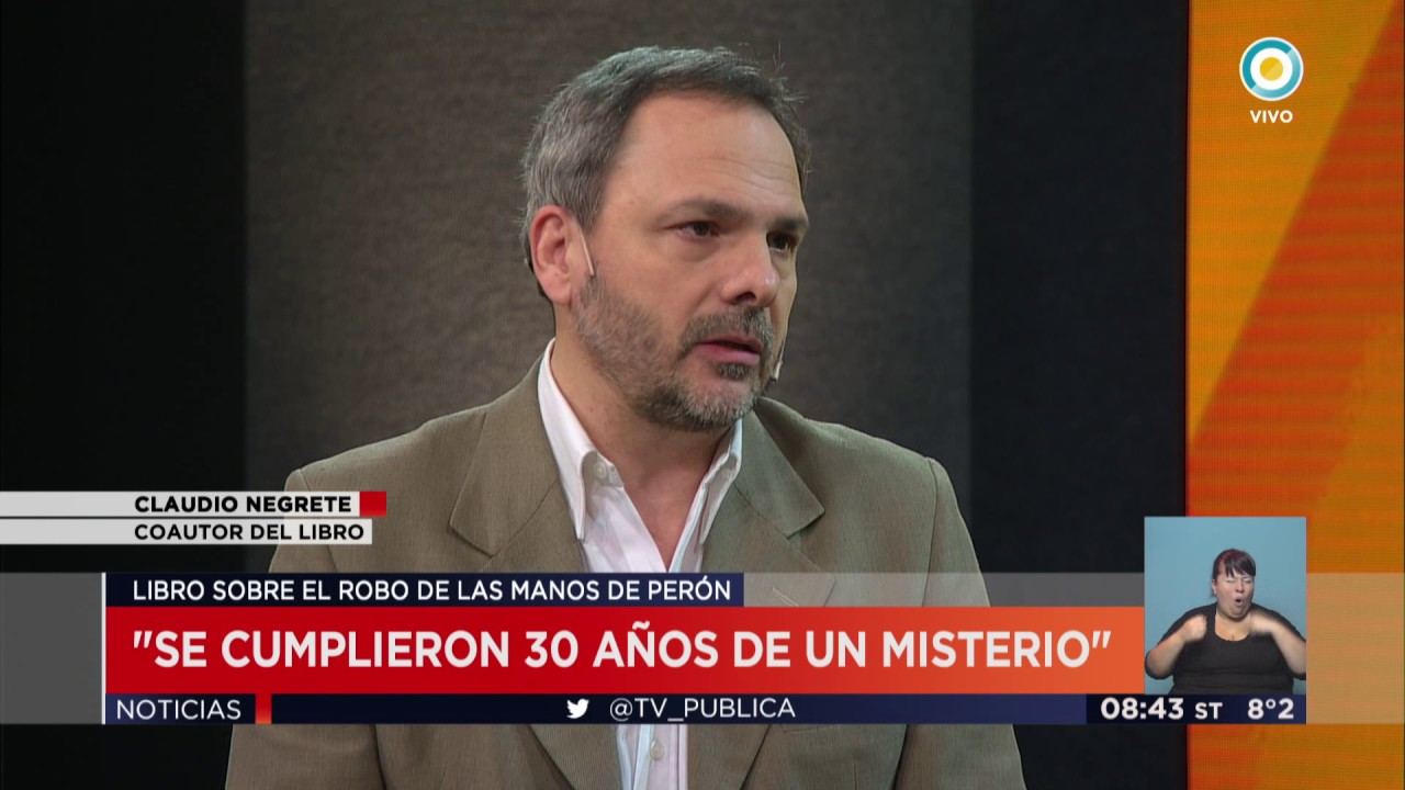 "La profanación", un libro sobre el robo de las manos de Perón | # ...