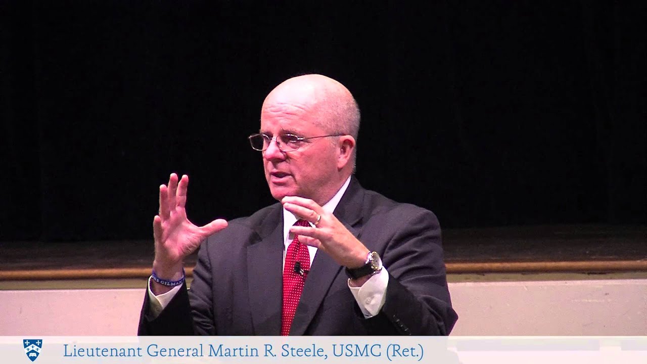 Lieutenant General Martin R. Steele Speaks at Gilman School - YouTube