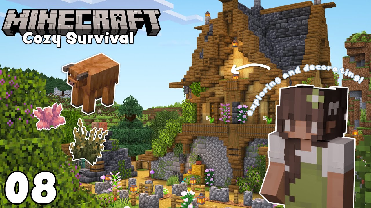 Spring to Life Update! | Cozy Minecraft Survival Let's Play - Ep. 08 🐝 ...