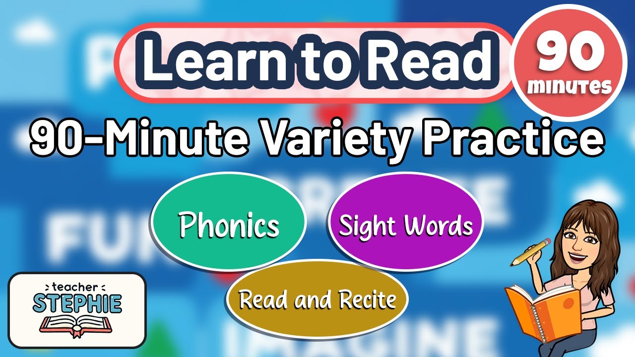 Learn to Read for Kids – 90 Minute Reading Practice | Sight Words ...