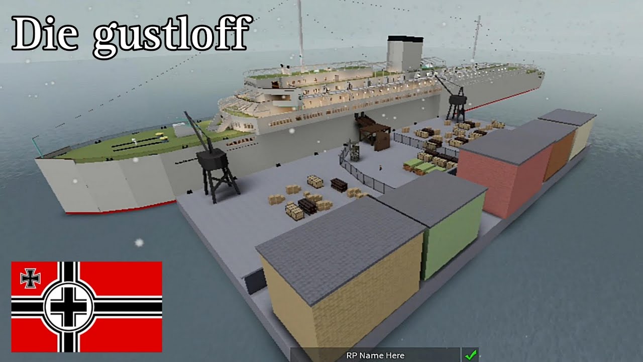 Virtual Tour no Navio MV Wilhelm Gustloff navio alemão #roblox # ...