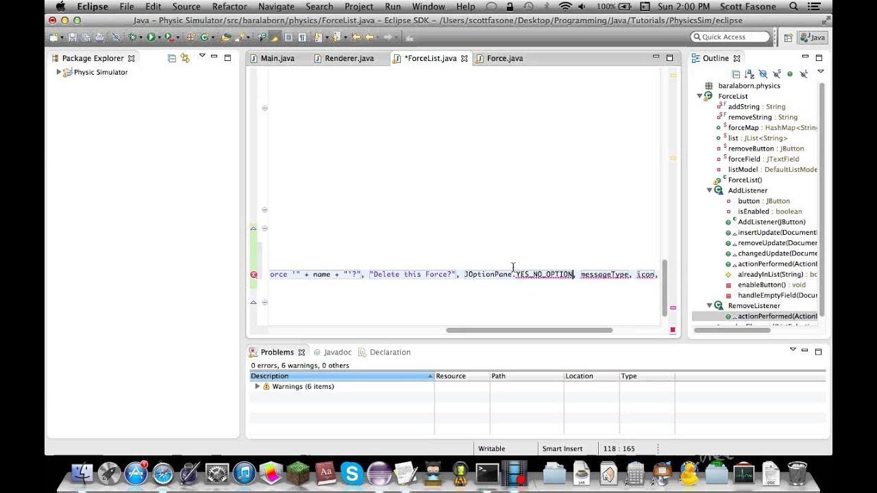 Java Tutorials: Physics Simulator - Episode 3 - YouTube