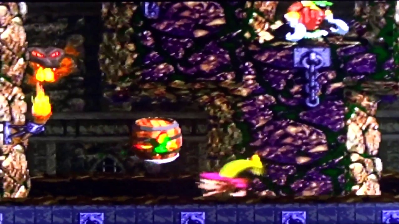 Let's Play Donkey Kong Country 2 (german) "Castle Crush with Squaks ...