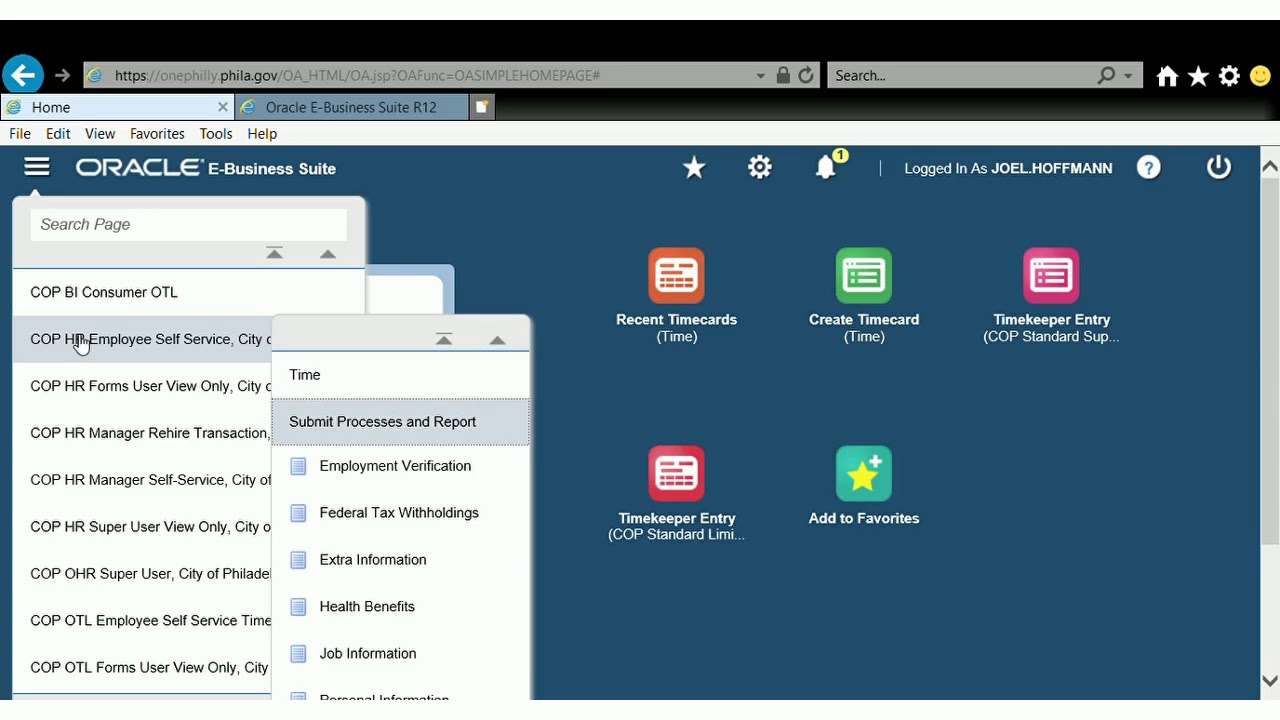 Logging in to Employee Self Service - YouTube