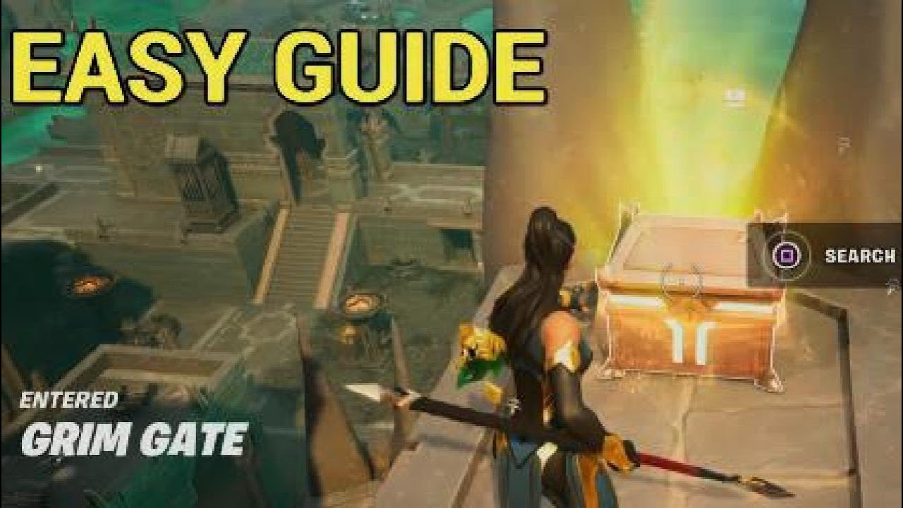 Search an Underworld Chest at Grim Gate and leave without taking damage ...