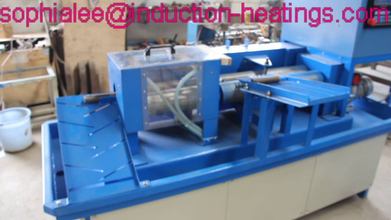 Horizontal quenching machine - YouTube