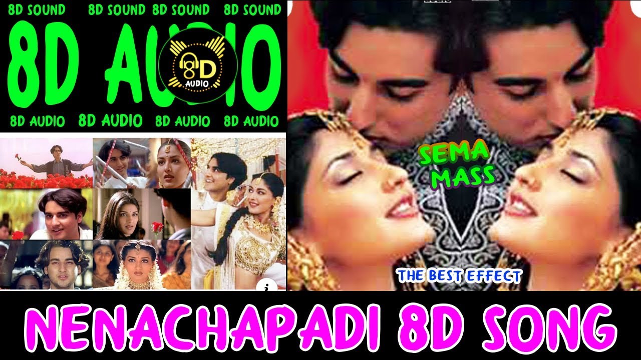 Nenachapadi Nenachapadi 8d song I kadhalar dhinam I A R Rahma Love 8d ...