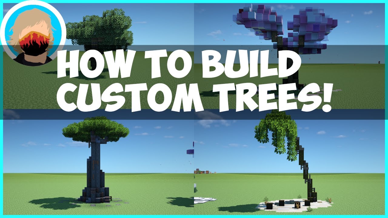 How to build BEAUTIFUL custom trees! [Survival Friendly] [500 subs] [1. ...