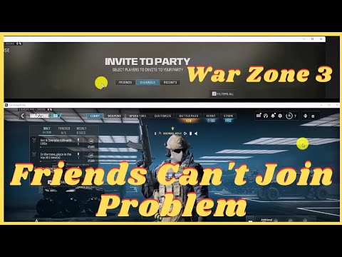 How to fix warzone 3 can't join friends (Quick Way) l Why can't i join ...