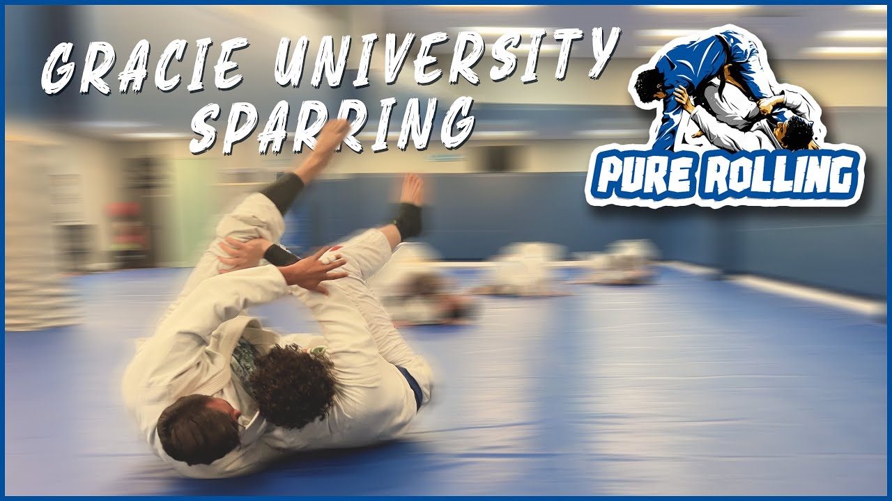 Gracie University Stuart CTC Blue Belts Sparring - YouTube