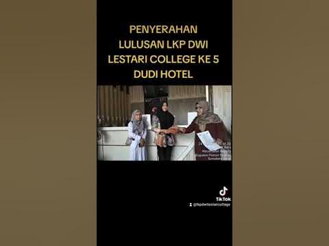 PENYERAHAN LULUSAN LKP DWI LESTARI COLLEGE KE 5 DUDI - YouTube