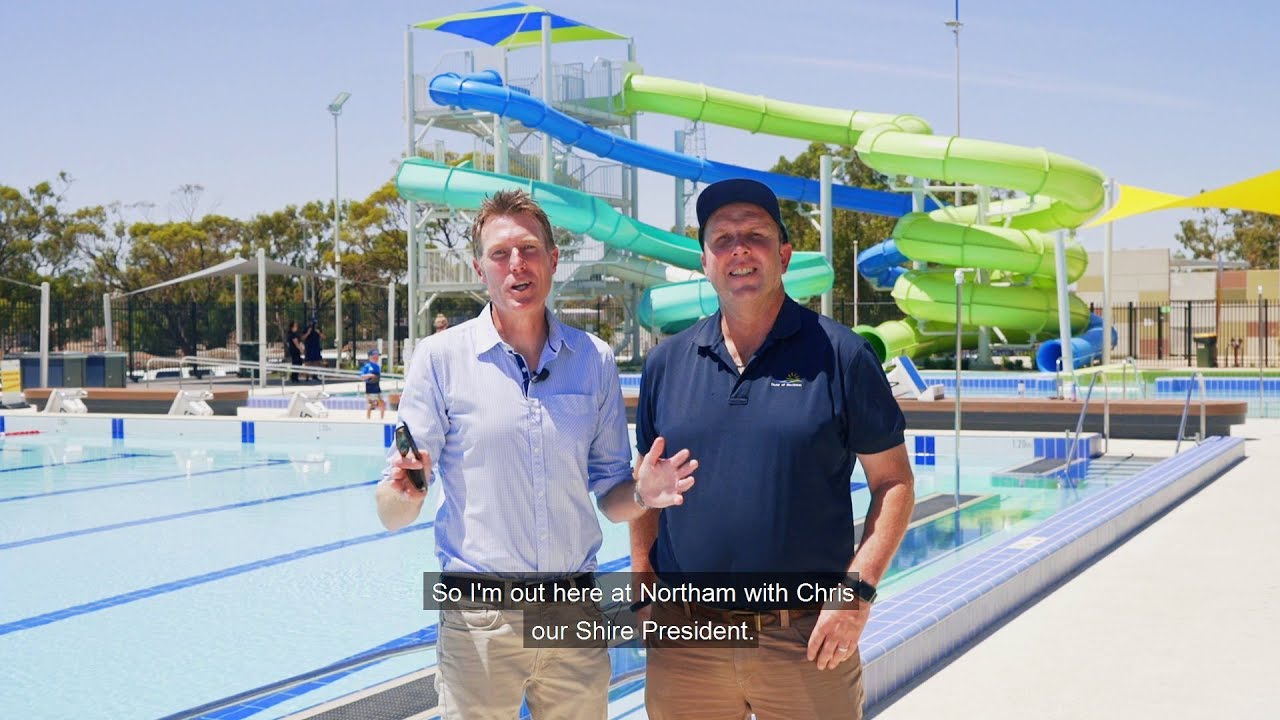 Northam pool and aquatic facility is now open! - YouTube