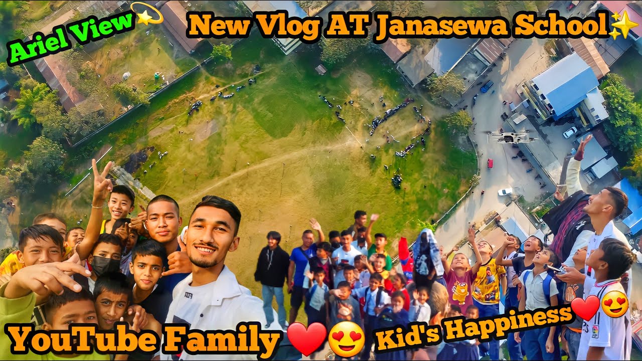 Vlog At Janasewa School, Ramailo YouTube Family~Happiness ️😍RBM Vlogs~HOPS VLOG'S 05 - YouTube