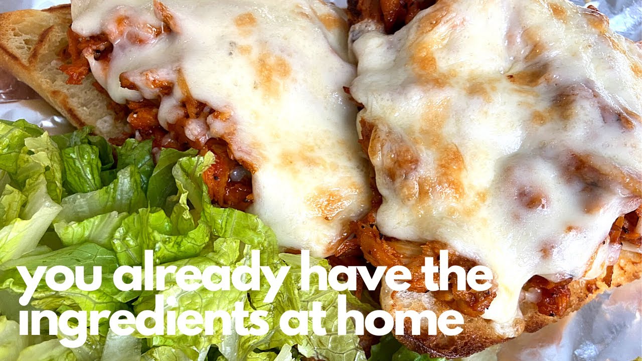 How to make an EPIC Open-Faced Chicken Sandwich - YouTube