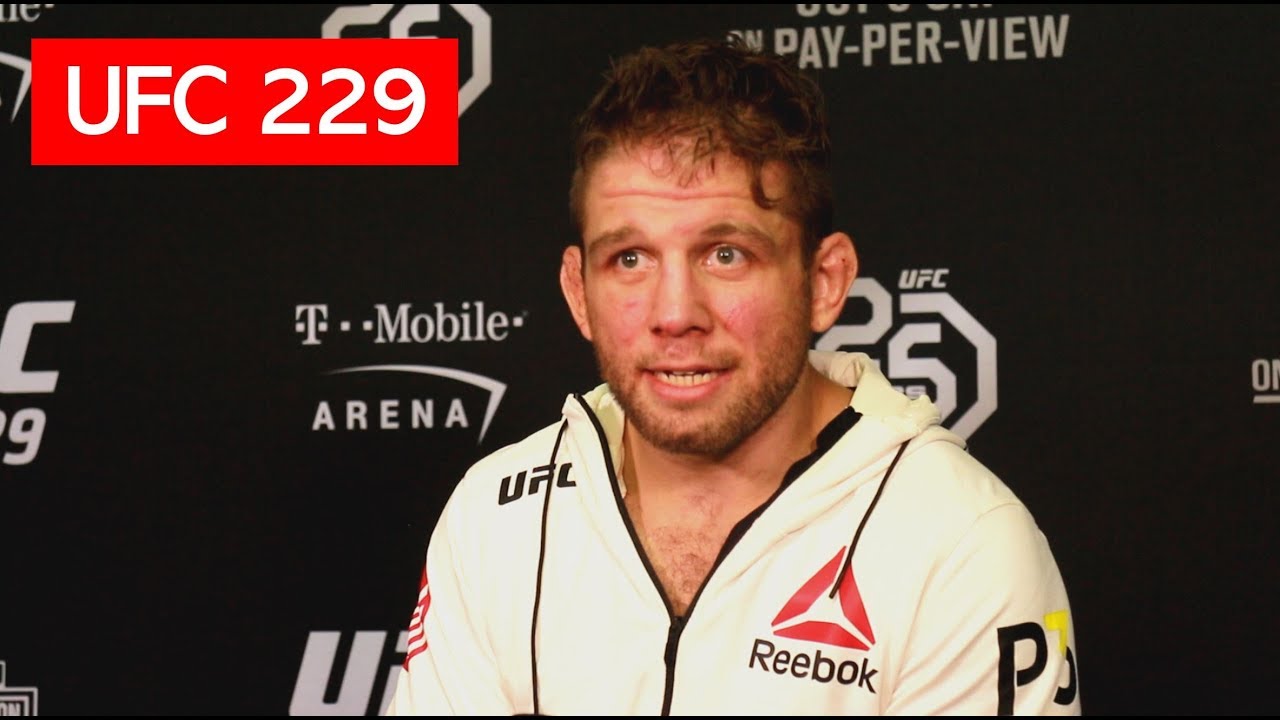 NIK LENTZ POST FIGHT UFC 229 INTERVIEW - YouTube