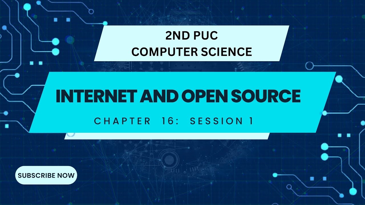 CHAPTER 16 | S1 | INTRODUCTION | INTERNET AND OPEN SOURCE - YouTube