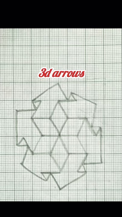 How to draw 3d arrows #shorts - YouTube