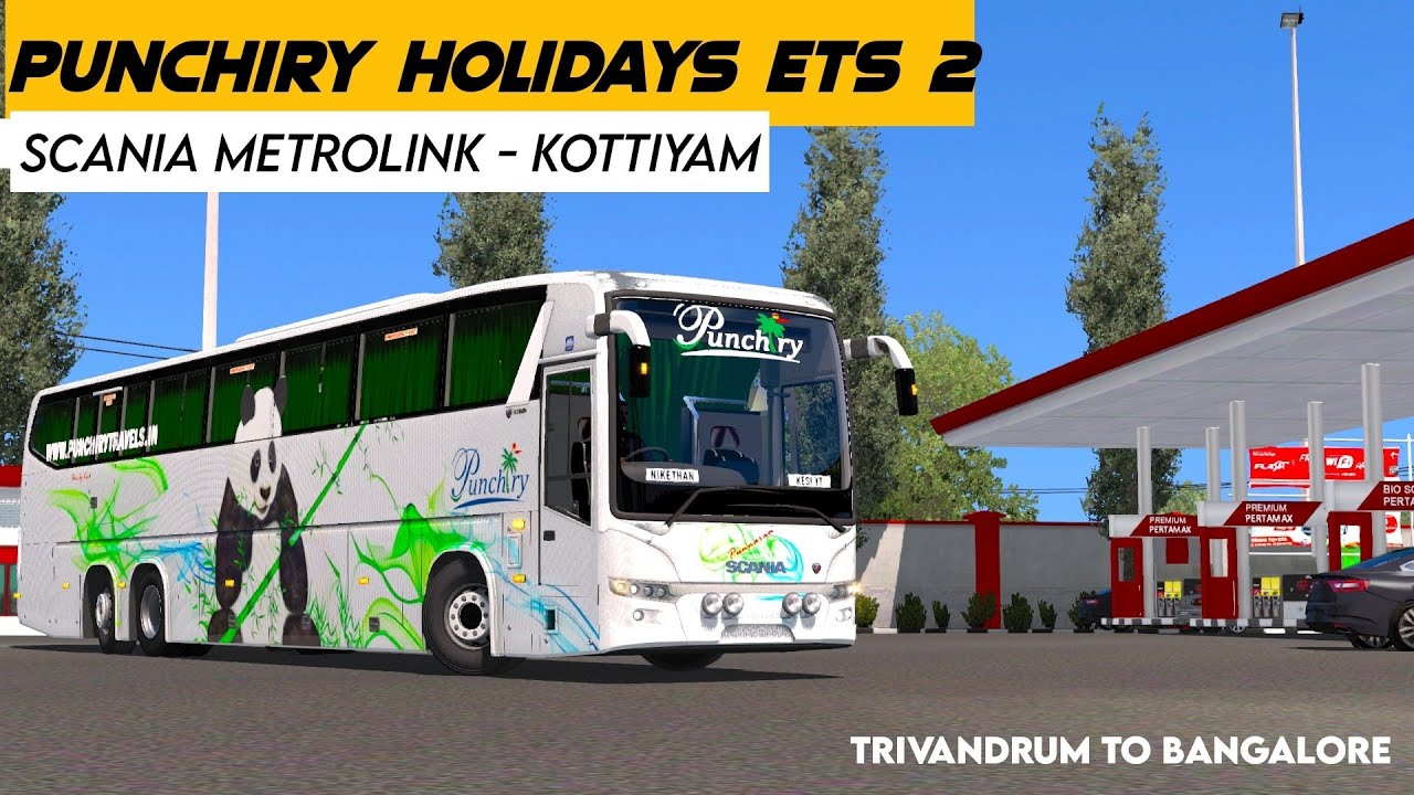 Punchiry holidays Scania Metrolink bus first travel ️ Punchiry travels ...