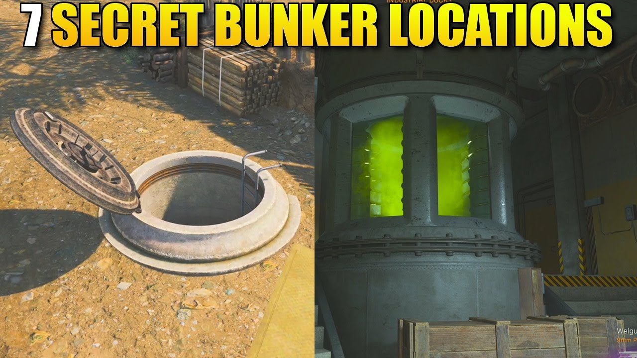 7 Secret Bunker Locations Find Nebula Ammo and Bombs. - YouTube