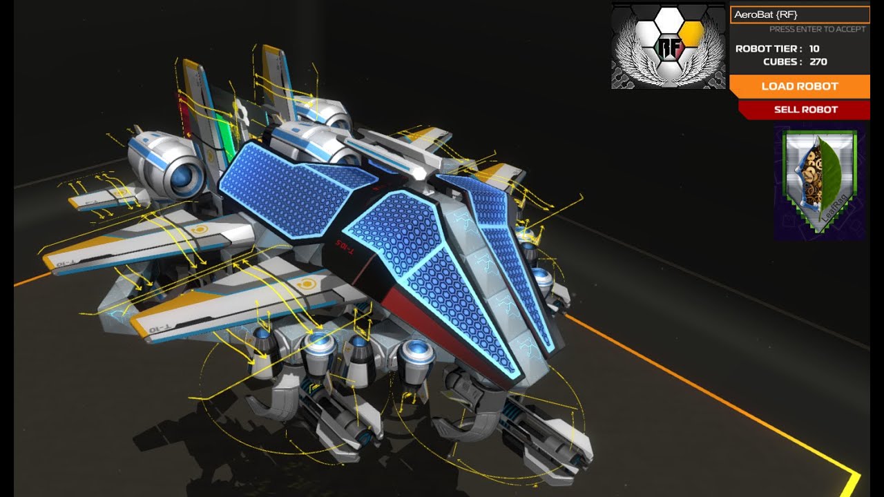 Robocraft - AeroBat Tutorial (Building Bomber Plane Tier 10) LeafRag ...