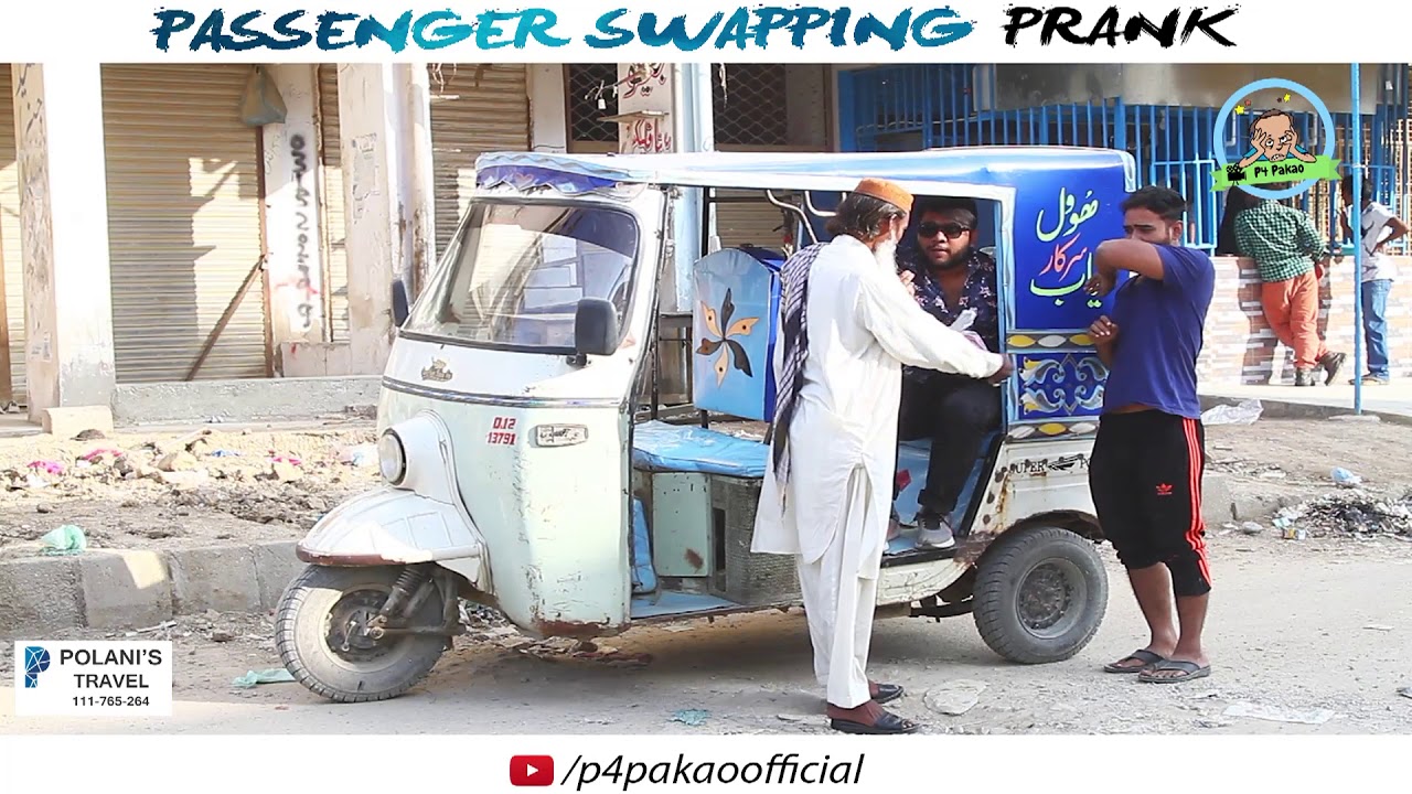 | PASSENGER SWAPPING PRANK | By Nadir Ali & Ahmed In P4 Pakao 2017 ...