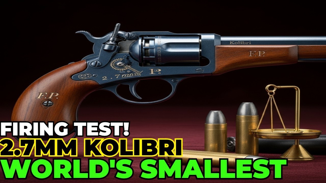 Testing the 2.7mm Kolibri: History and Firing the World's Smallest Gun ...