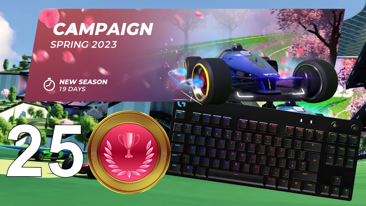 Trackmania Spring 2023 Campaign - All 25 Champion Medals - YouTube