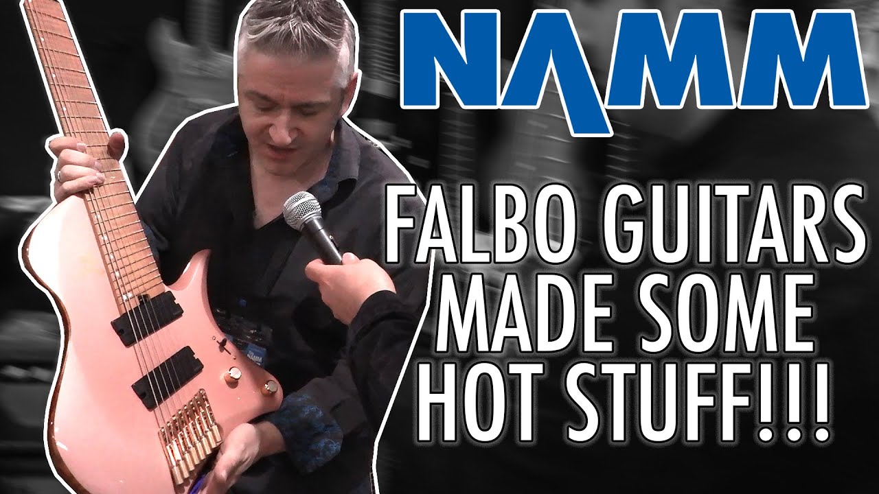 Frank Falbo's New Guitars Might Be His BEST Yet! | Winter NAMM 2020 ...