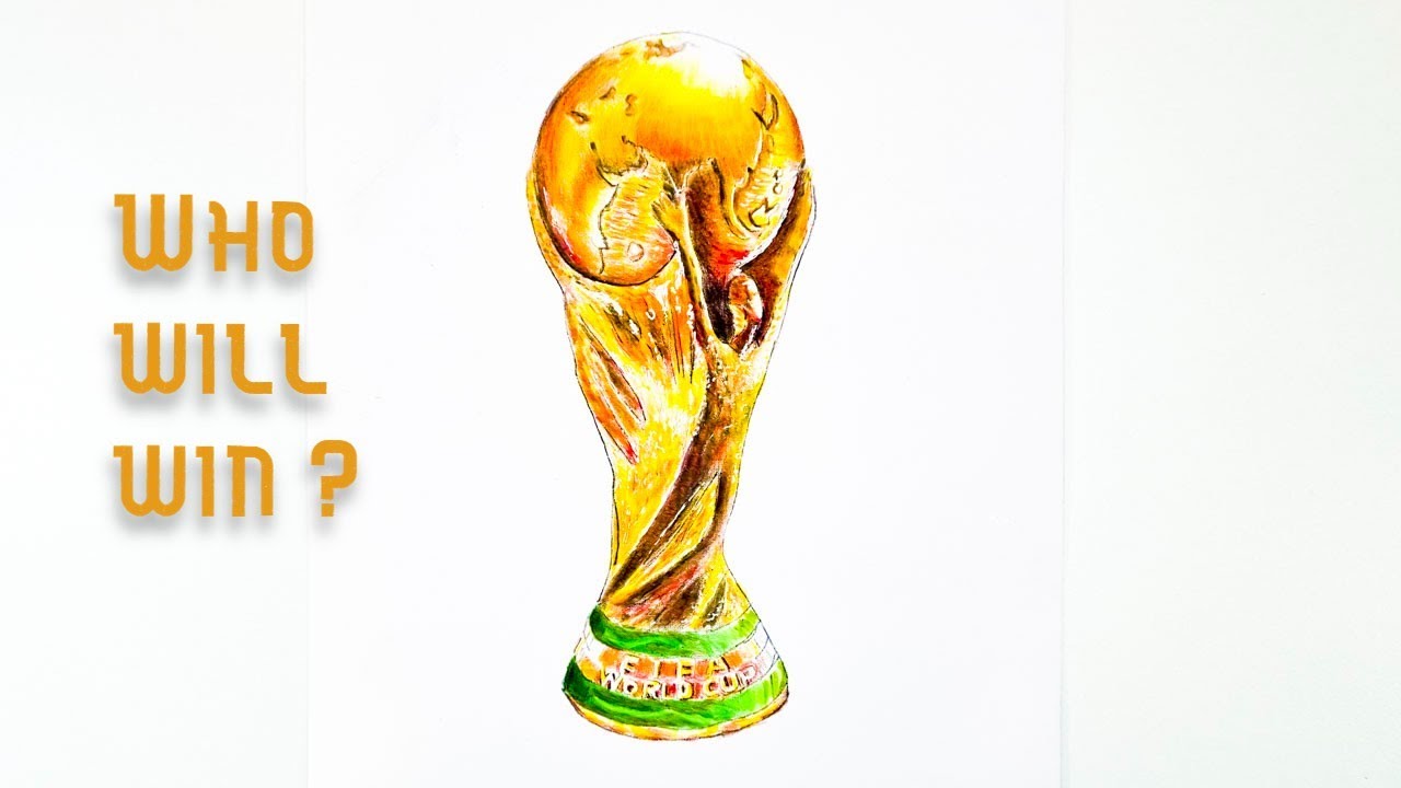 How to draw Fifa world cup - YouTube
