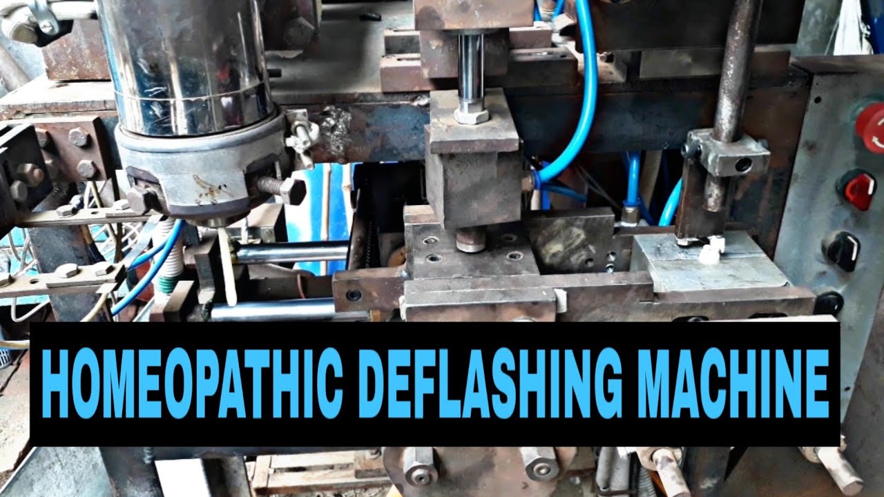Homeopath 30ml Deflashing Machine || Homeopath Shishi Auto Deflashing ...