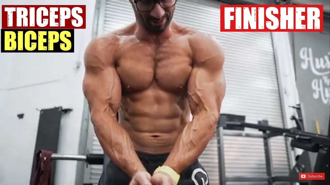 RUTINA DE TRICEPS Y BICEPS (C/ Finisher) | GYMTOPZ - YouTube