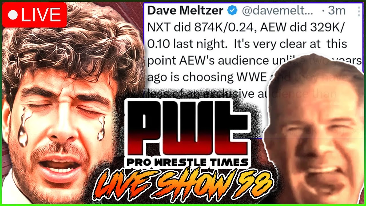 PWT Live Show #58 - Tony Khan Has Failed, Dave Meltzer Finally Admits ...