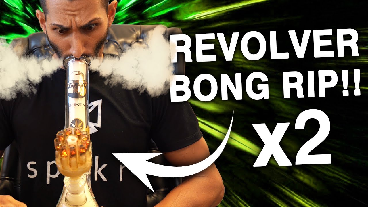Huge Bong Rip w/ Revolver Bowl...In Only One Rip...😰🔥💨 - YouTube