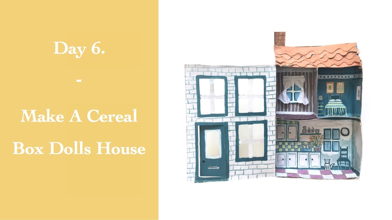 Make a Cereal Box Dolls House - YouTube