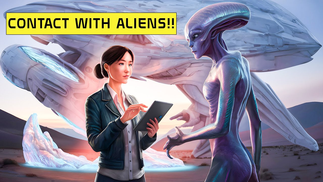 The story of a linguist trying to communicate with aliens coming to ...