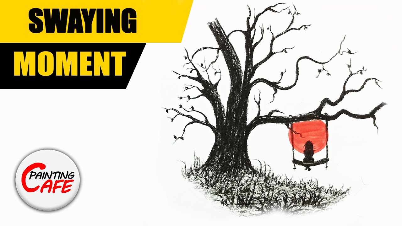 How to draw a swaying moment by tree? - YouTube