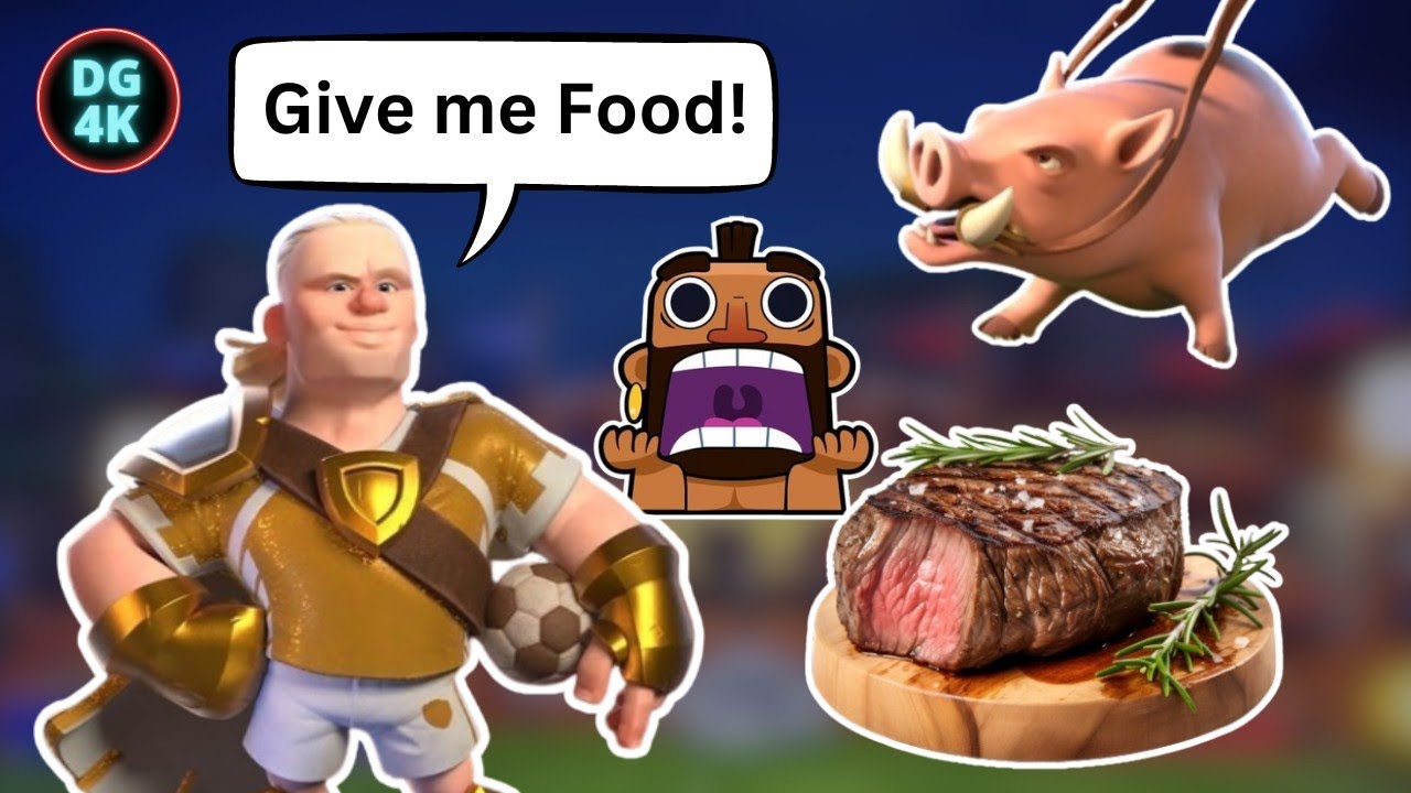 Hungry Haaland cook's Hog Rider's hog! King Haaland loves to eat ...